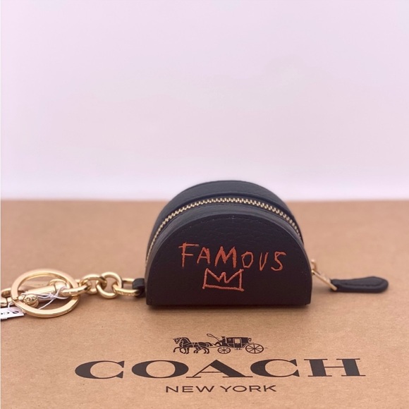 Coach | Bags | Coach X Jean Michel Basquiat Mini Half Moon Bag Charm ...